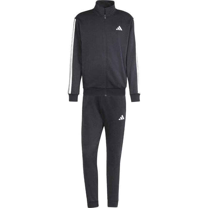 adidas SPORTSWEAR BASIC 3-STRIPES FLEECE - Herren Trainingsanzug ...