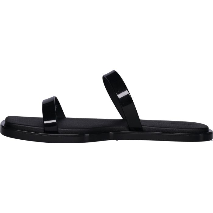 Calvin Klein DOUBLE BAR SLIDE - Damensandalen - schwarz | SPORTISIMO.DE