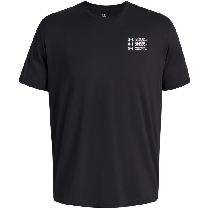 Under Armour TRIPLE STACK - Men's t-shirt - black | SPORTISIMO.COM