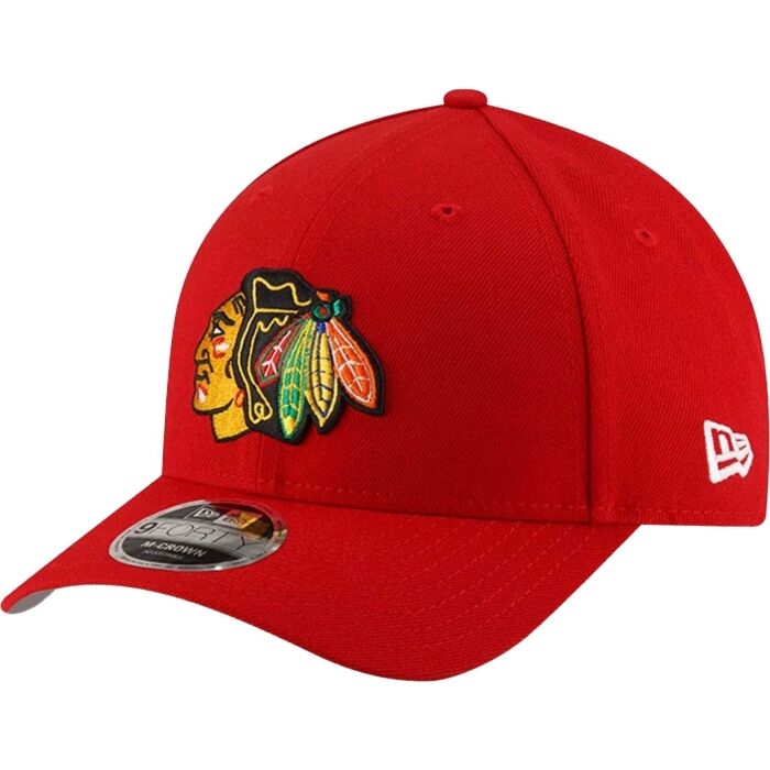 New Era CHICAGO BLACKHAWKS NHL TEAM 9FORTY - Шапка с козирка - червено ...